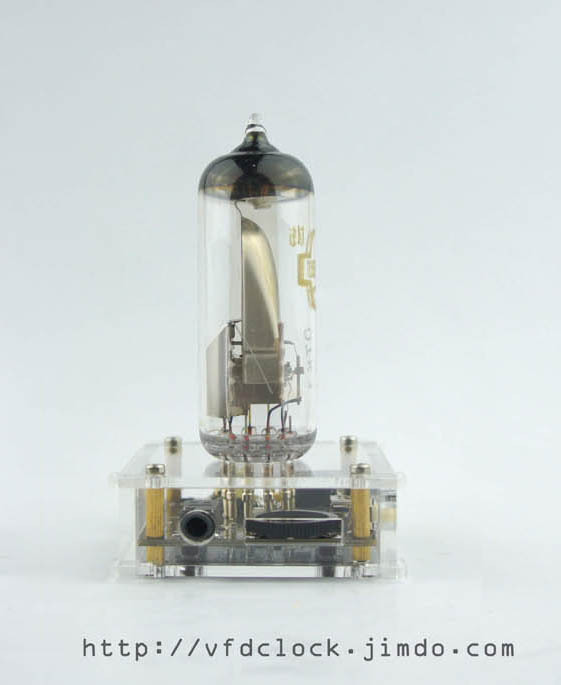 NO TUBE-USB Powered 6E1P(EM80)Magic Eye VU Meter(Audio Visualizer)NIXIE ...