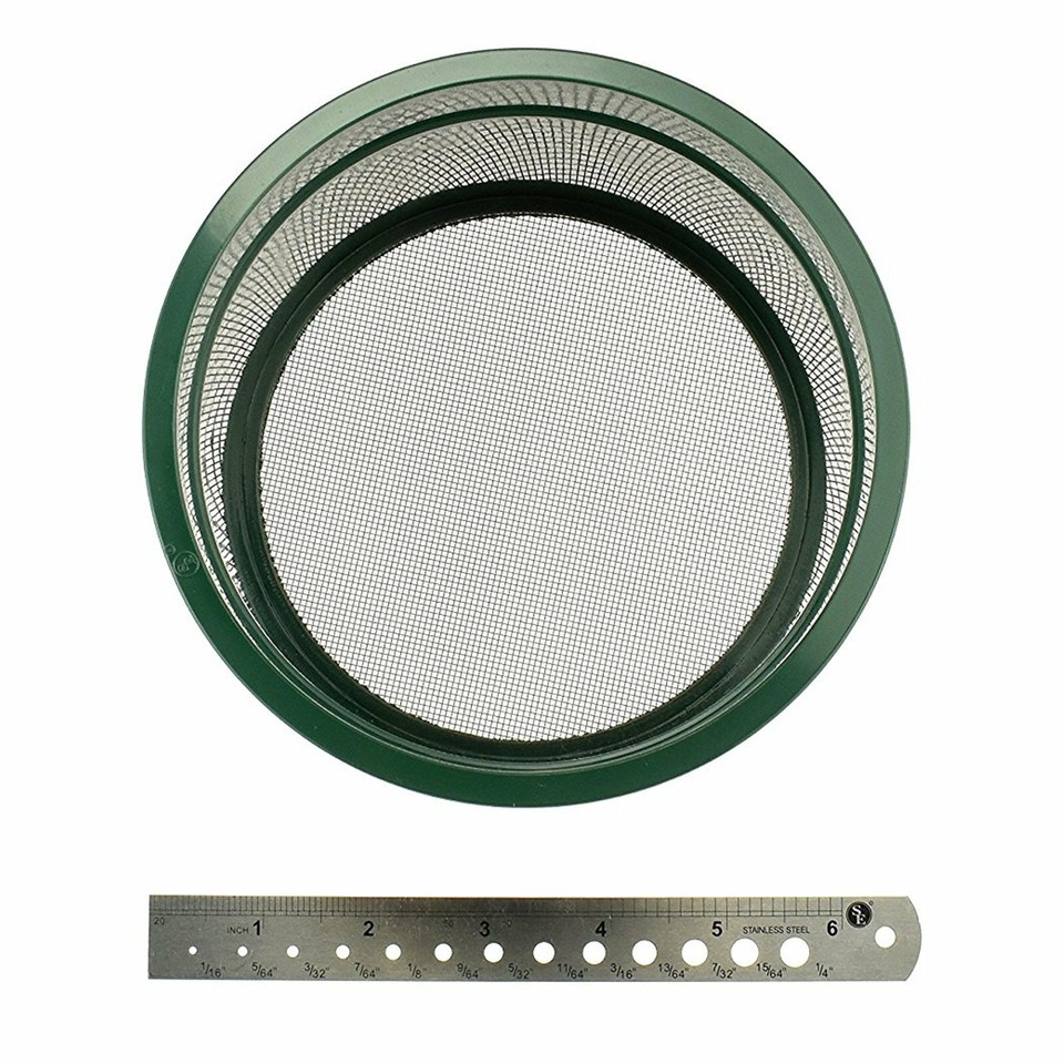 6 Inch Gold Panning Mineral Sifting Prospect Pan Classifier Sieve - 6pc ...