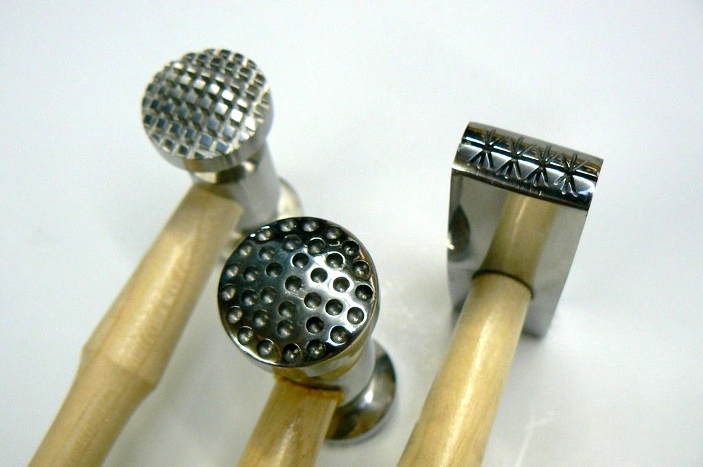 Texturing Hammers Texture Hammer Finish on Metal 3 pcs Jewelry Design 6 ...