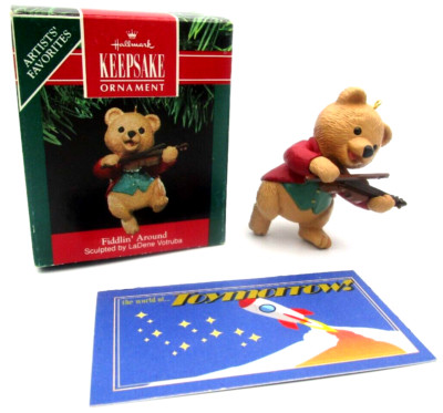 Hallmark Keepsake Christmas Ornament - Fiddlin' Around - 1991 | eBay