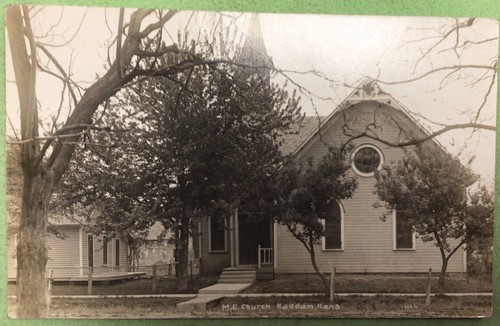 Haddam Kansas M E Church RP Vintage 1910 Postcard Washington County | eBay