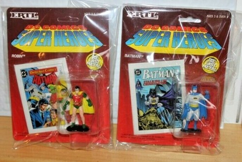 1990 ERTL DC Comics Super Heroes Die-Cast Action Figure Complete Set 10 ...