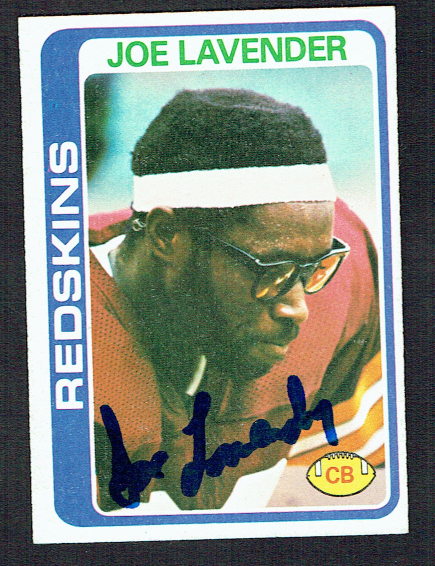 Joe Lavender #256 signed autograph auto 1978 Topps Football Trading ...