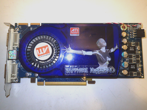 Sapphire ATI Radeon X1950 GT 256MB GDDR3 PCIe Dual DVI/TVO Video ...
