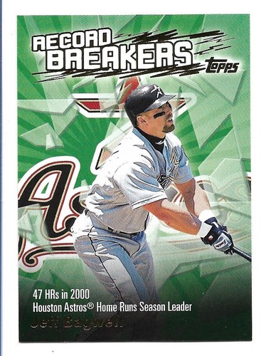 2003 Topps Series 2 Record Breakers Jeff Bagwell #RB-JB Houston Astrso ...