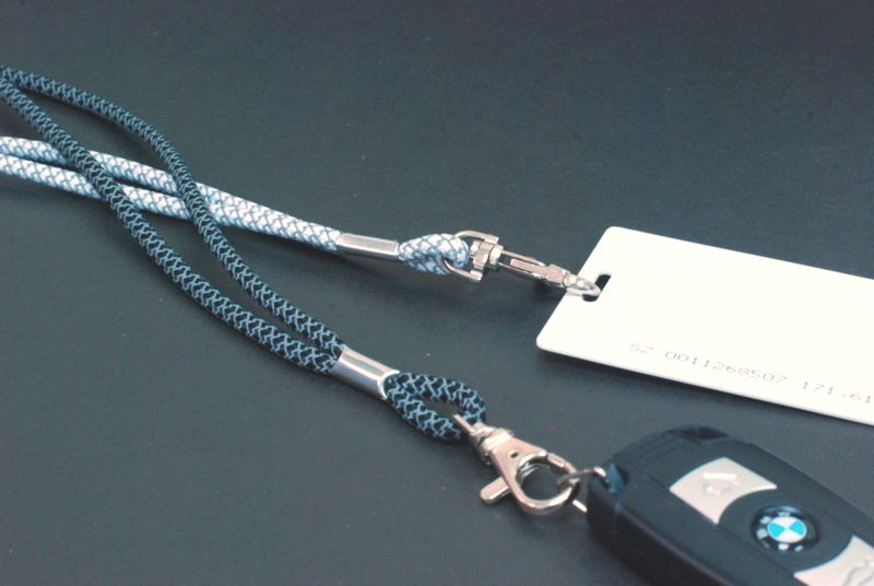 Reflective Rope Lace Lanyard / Neck strap ID Strap Badge Holder ...