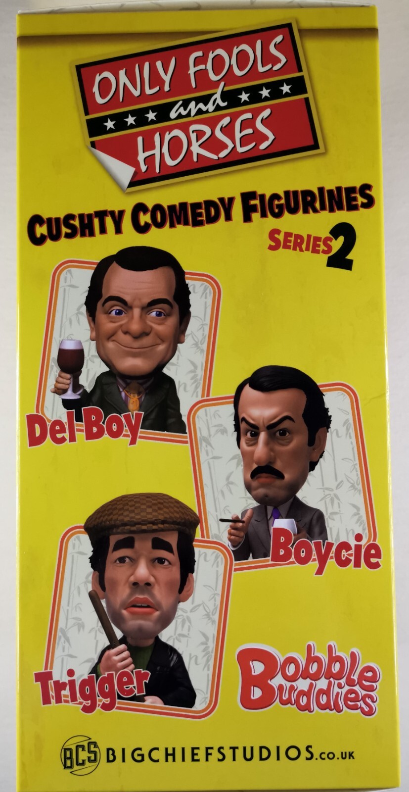 Only Fools & Horses Cushty Bobble Head, Del, Rodney, Albert, Trigger ...