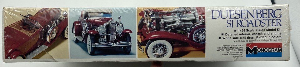 VTG (1979) 1934 Duesenberg SJ Roadster MONOGRAM 2302 1:24 Luxury Car ...