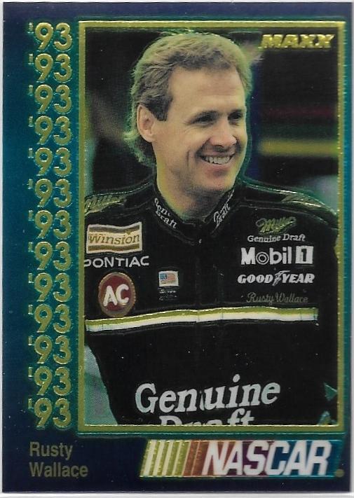 Rusty Wallace 1993 Maxx Race Cards Chromium #2 | eBay