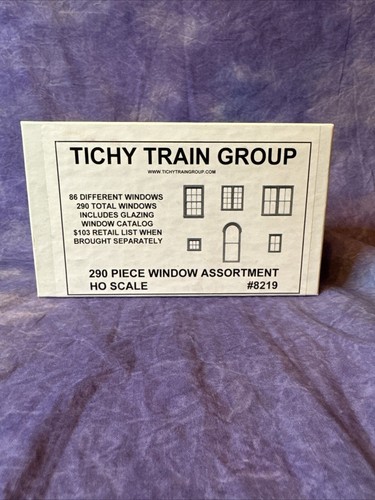 Tichy Train Group 290 Piece Window Assortment HO Scale #8219 | eBay