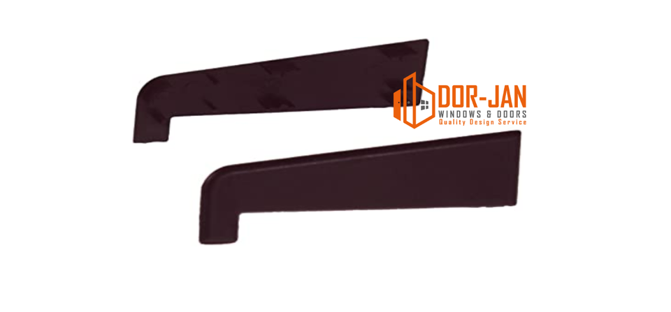 Pair of End Caps Sill /Cill Window End Caps uPVC Plastic 85mm, 150mm ...