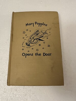 MARY POPPINS OPENS THE DOOR P L TRAVERS 1943 HARDCOVER ILLUSTRATED ...