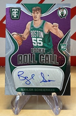 2024-25 Panini Totally Certified Baylor Scheierman Rookie Roll Call ...