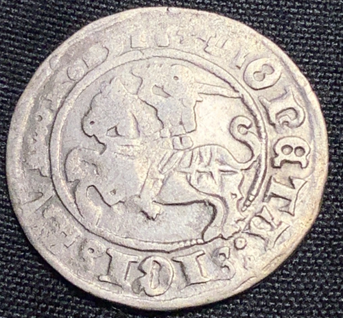 VF+ 1511 Medieval Lithuania Silver 1/2 Grosz coin, 20mm Sigismund I | eBay