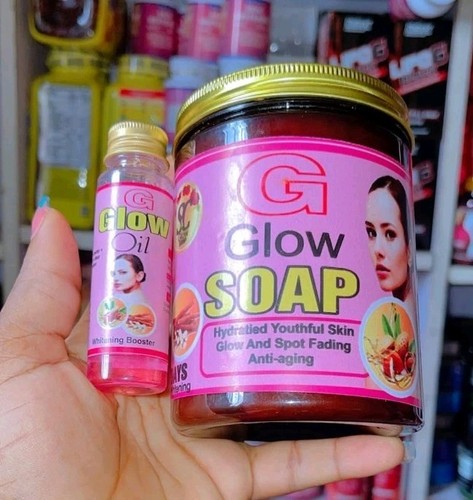 G Glow Soap 7 Days skin whitening and Glow Oil, Spot Fading anti Aging ...