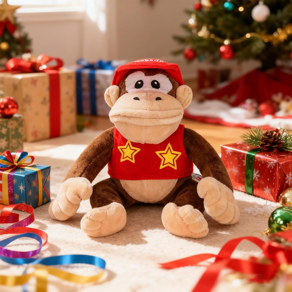 Little Buddy Super Mario Bros Diddy Kong Stuffed Animals Plush Doll 9 ...