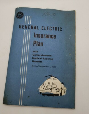 1955 General Electric Insurance Plan booklet | eBay
