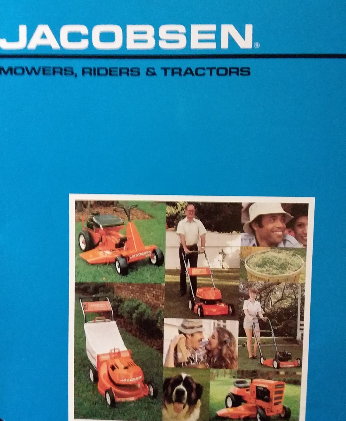 Jacobsen 1000 1650 Lawn Garden Tractor Color Sales Brochure Manual Ford ...