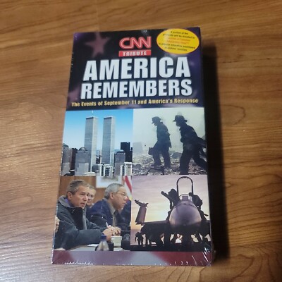 CNN Tribute: America Remembers (VHS, 2002) Events Of 9/11 And America's ...