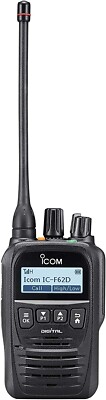 ICOM IC-F62D Handheld Digital Radio | F62 | Walkie Talkie | Waterproof ...
