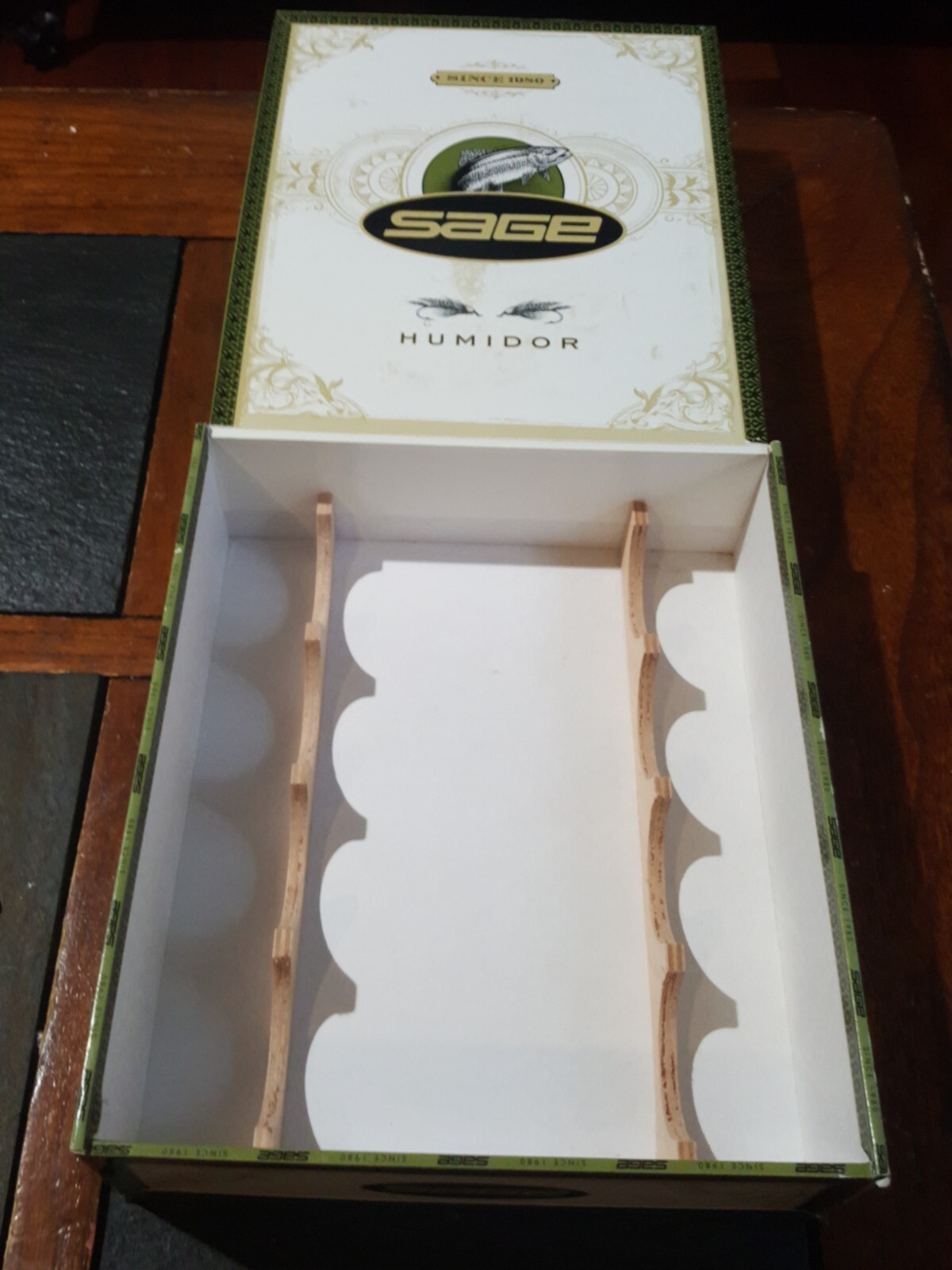 Sage Rod Tube Humidor Traveling Cigar Case Display Box. RARE! | eBay