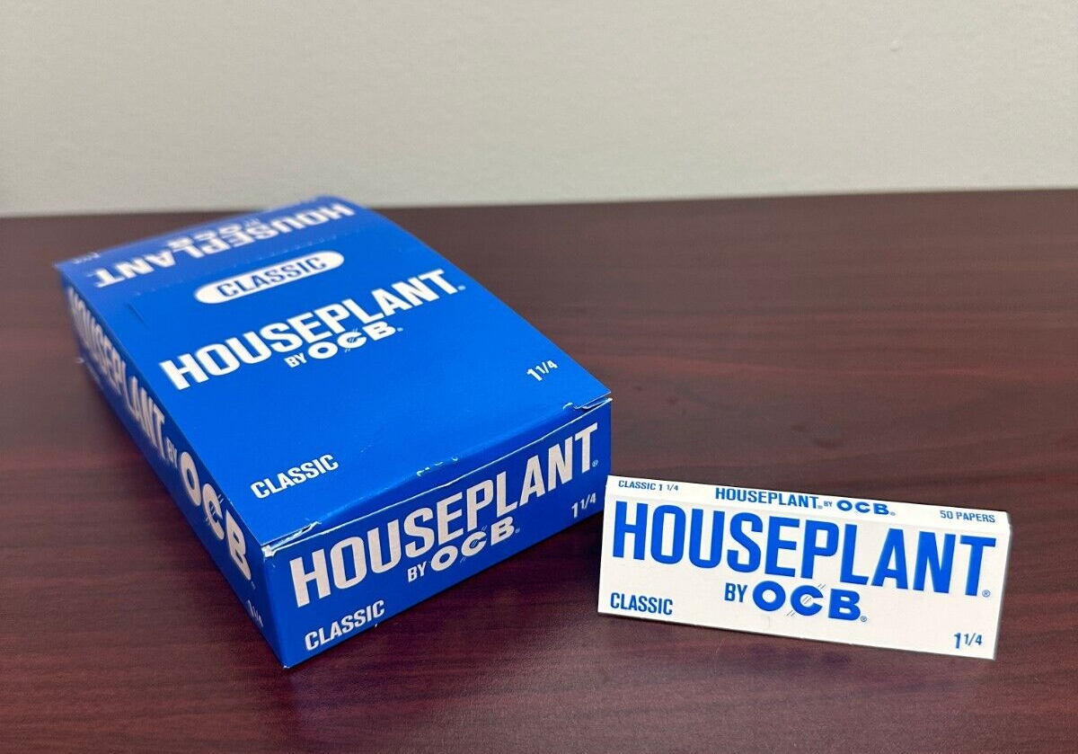 OCB Seth Rogen Houseplant Classic 1 1/4 Papers FULL BOX 24ct | eBay