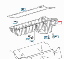 Mercedes-Benz 6420143702 Genuine OEM Oil Pan for sale online | eBay