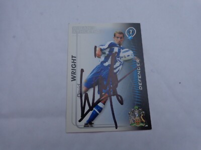 Originale Firmata a Mano David Wright Wigan Athletic Shoot Fuori 2007 ...