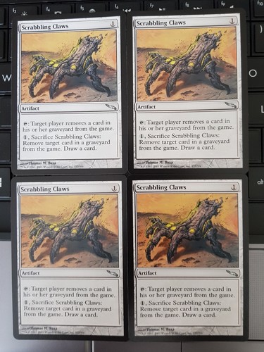 Mtg, 4x Scrabbling Claws Mirrodin Uncommon Mint | eBay