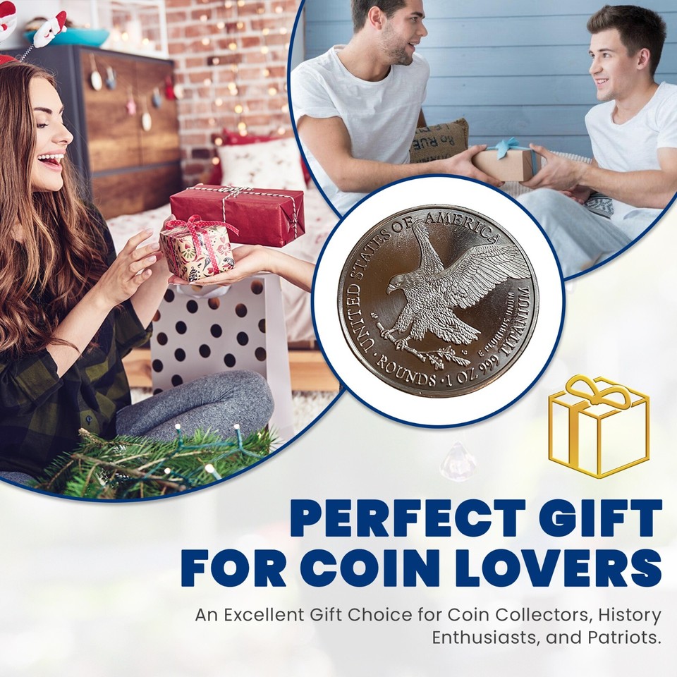 30 - 1 OUNCE OZ 999 Fine SOLID TITANIUM Metal Liberty Coins INGOT Bullion | eBay