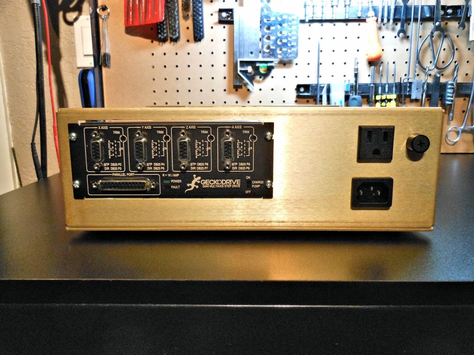 Gecko G540 CNC Motion Control System 48v 12.5a & 3 Nema 23 300oz in 3 ...