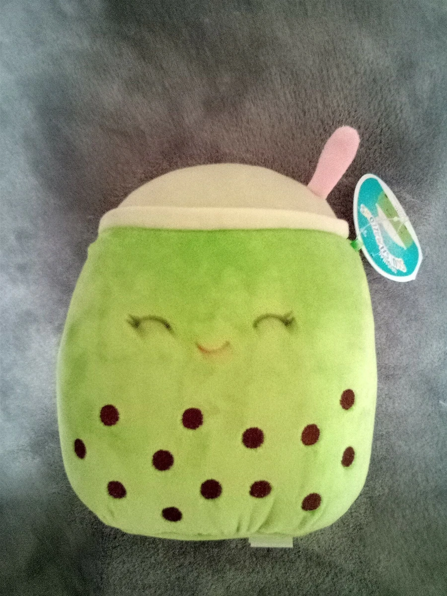 Squishmallows Sevda The Matcha Boba Tea Drink Collectible