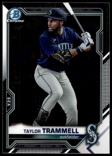 2021 Bowman #BCP-132 Taylor Trammell Chrome Prospects NM/MT | eBay