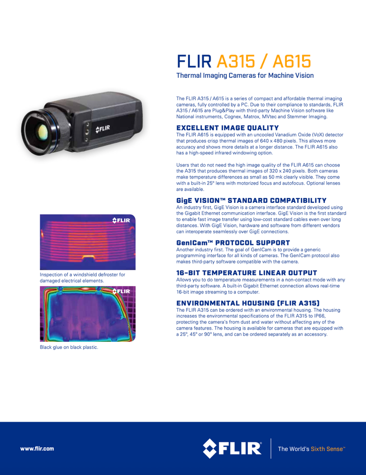 FLIR A615 sc 25° Lens 640x480 200Hz Thermal Camera A320 A655 A600 E4 E8 ...