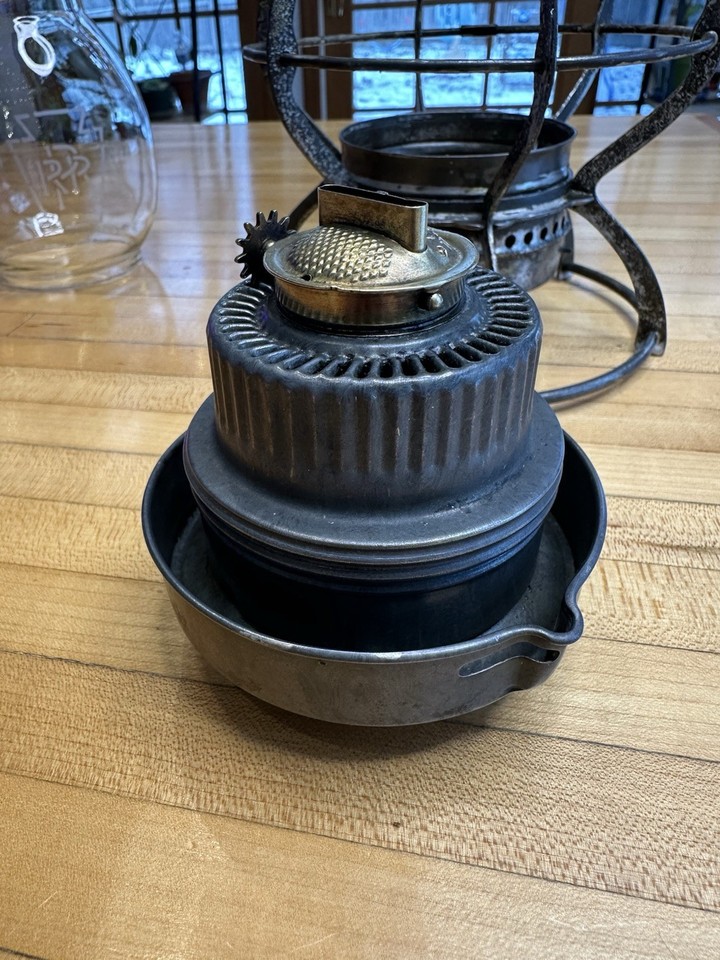 Pennsylvania Railroad Lantern “Casey” Original LARGE Etched Logo Globe ...