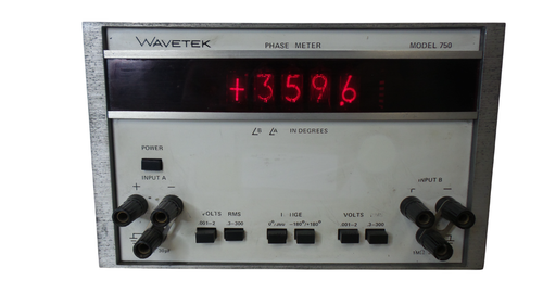 Wavetek Model 750 Phase Meter - Free shipping | eBay