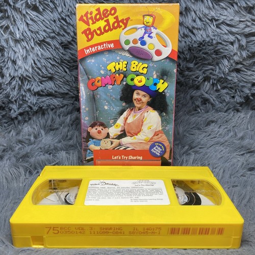 Video Buddy Interactive The Big Comfy Couch Let’s Try Sharing VHS Tape ...