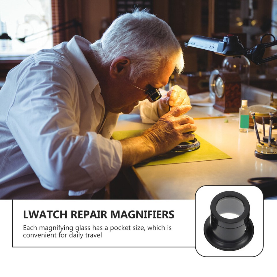 5Pcs Watchmakers Magnifier Eye Magnifying Glass Watchmaker Eye ...
