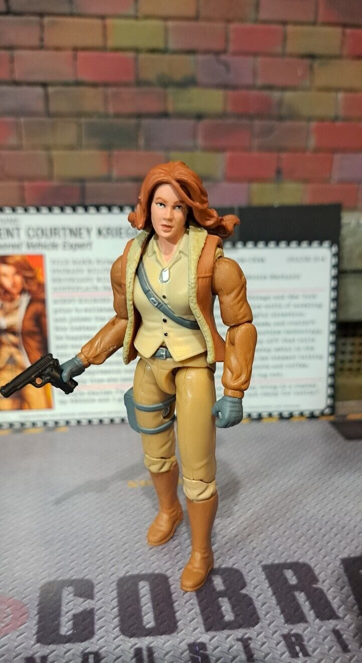 GI JOE ~ 2006 COVERGIRL ~ COURTNEY KRIEGER ~ 100% COMPLETE W/ CARD ...