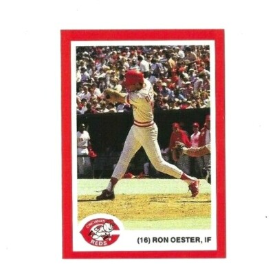 1987 KAHN'S CARD CINCINNATI REDS #16 RON OESTER BASEBALL CARD | eBay