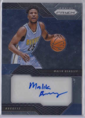 Malik Beasley 2016-17 Panini Prizm Signatures Auto Rookie RC #17 - DEN ...