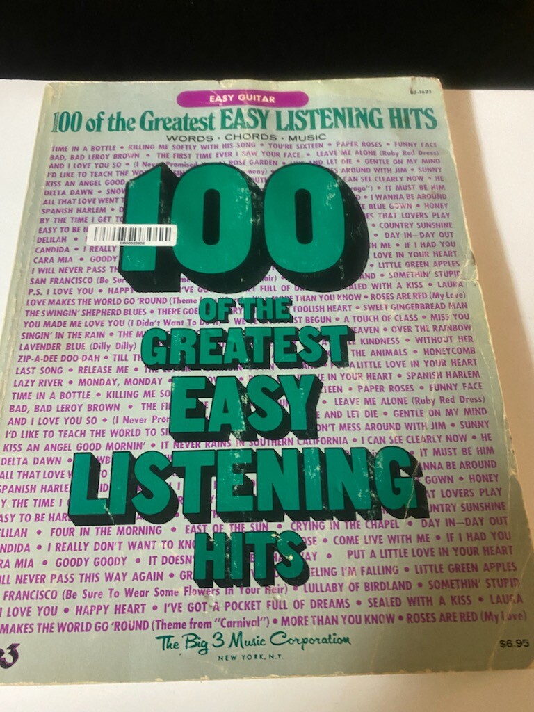100 of the Greatest EASY LISTENING HITS - EasyGuitar | eBay