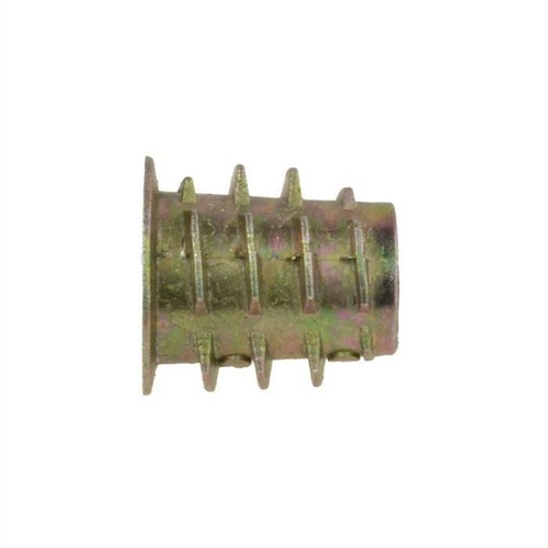 Threaded Insert Nut M8 (8mm) Metric Flanged Hex Drive Wood Timber Zinc ...