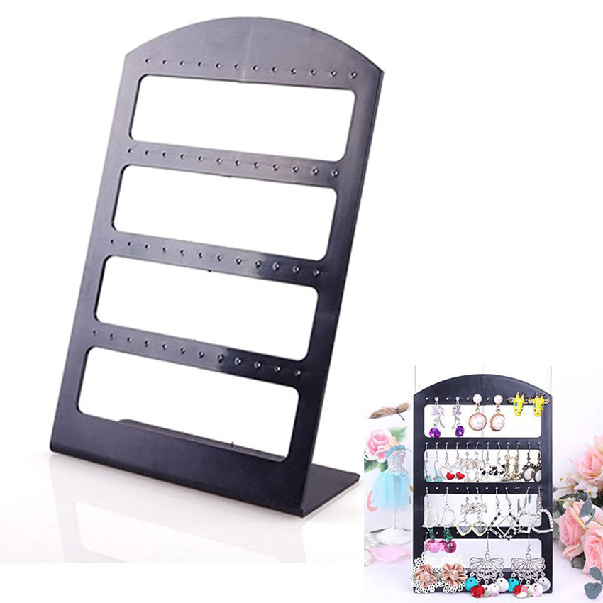 1X Earrings Ear Studs Display Rack Stand Jewelry Organizer Holder 24/48 ...