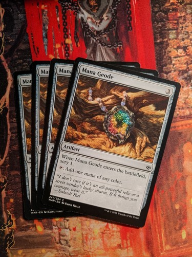 MTG Card: (4x) Mana Geode (War of the Spark) | eBay