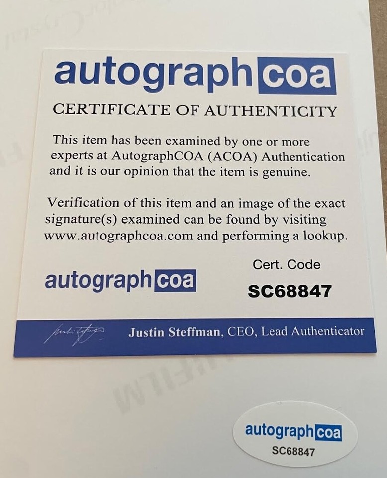 THOM CHRISTOPHER signed BUCK ROGERS 8x10 photo AUTOGRAPH auto ACOA rare ...