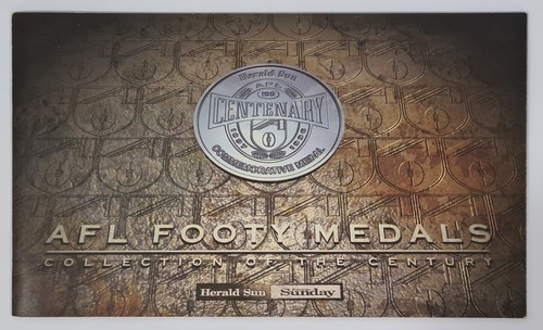 1996 AFL FOOTY MEDALS – CENTENARY 100 YEARS COMMEMORATIVE COIN ...