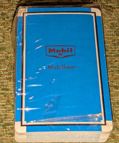 Vintage Mobil Mobilheat Gas Oil playing cards | eBay