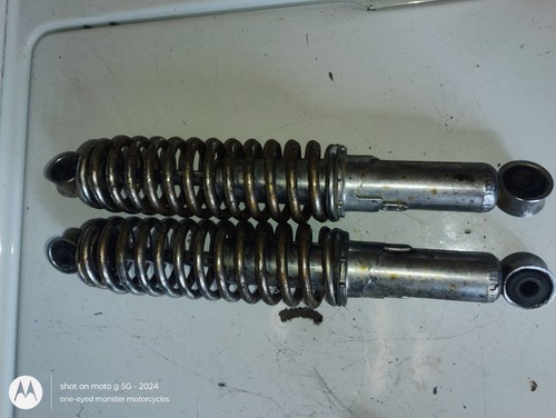 1976 Yamaha DT 125 Rear Shocks. Good Working Light Surface Rust | eBay