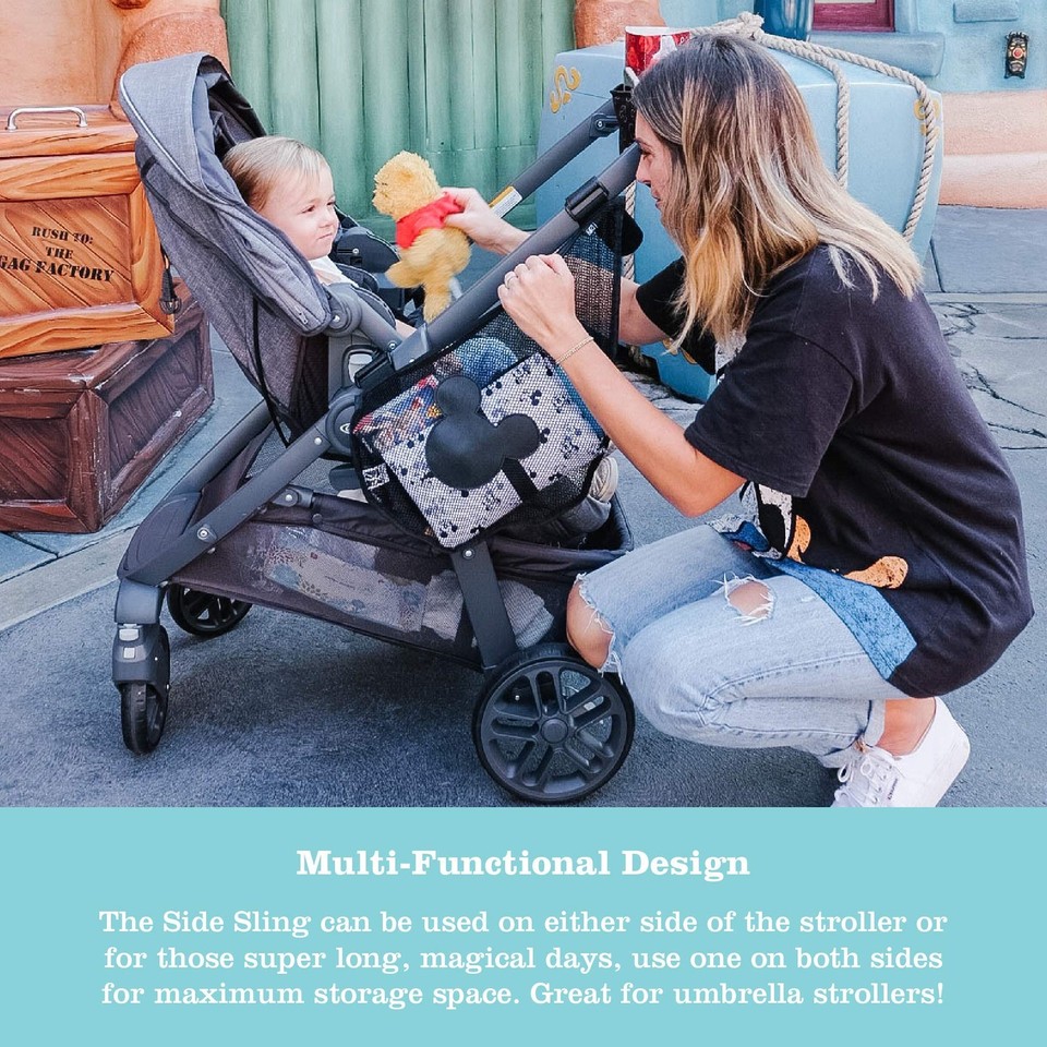 Disney Baby Side Sling Stroller Cargo Net Organizer - Universal Fit ...